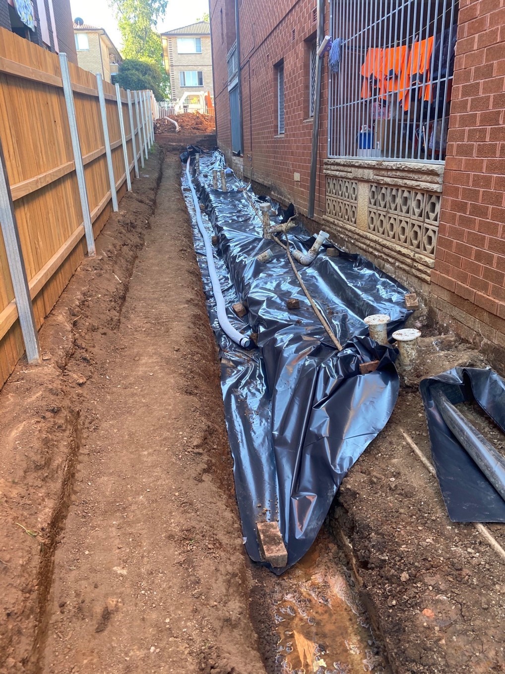Subsoil Drainage Project in Rosehill | GSM Plumbing